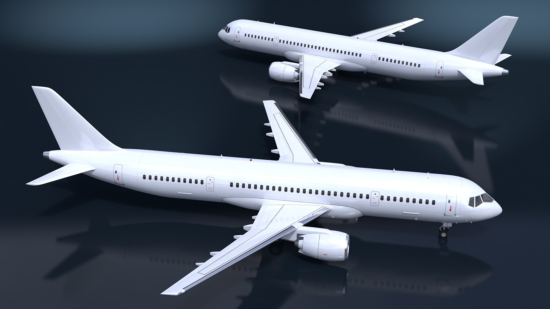 3D Model Single Aisle Airliner - TurboSquid 2303828