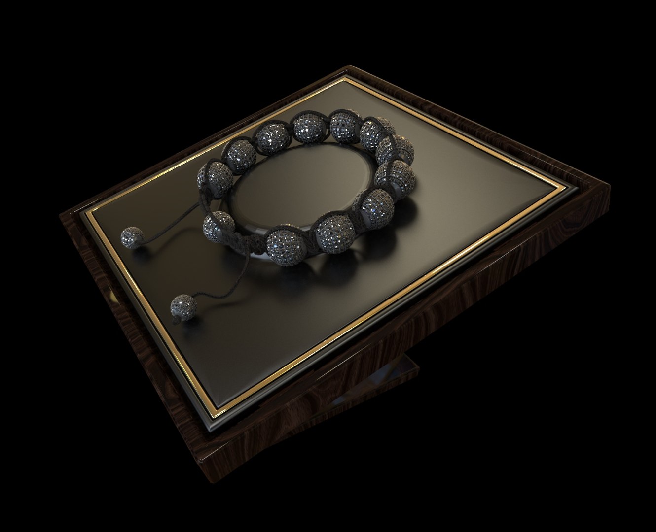 3d Model Shamballa Bracelet
