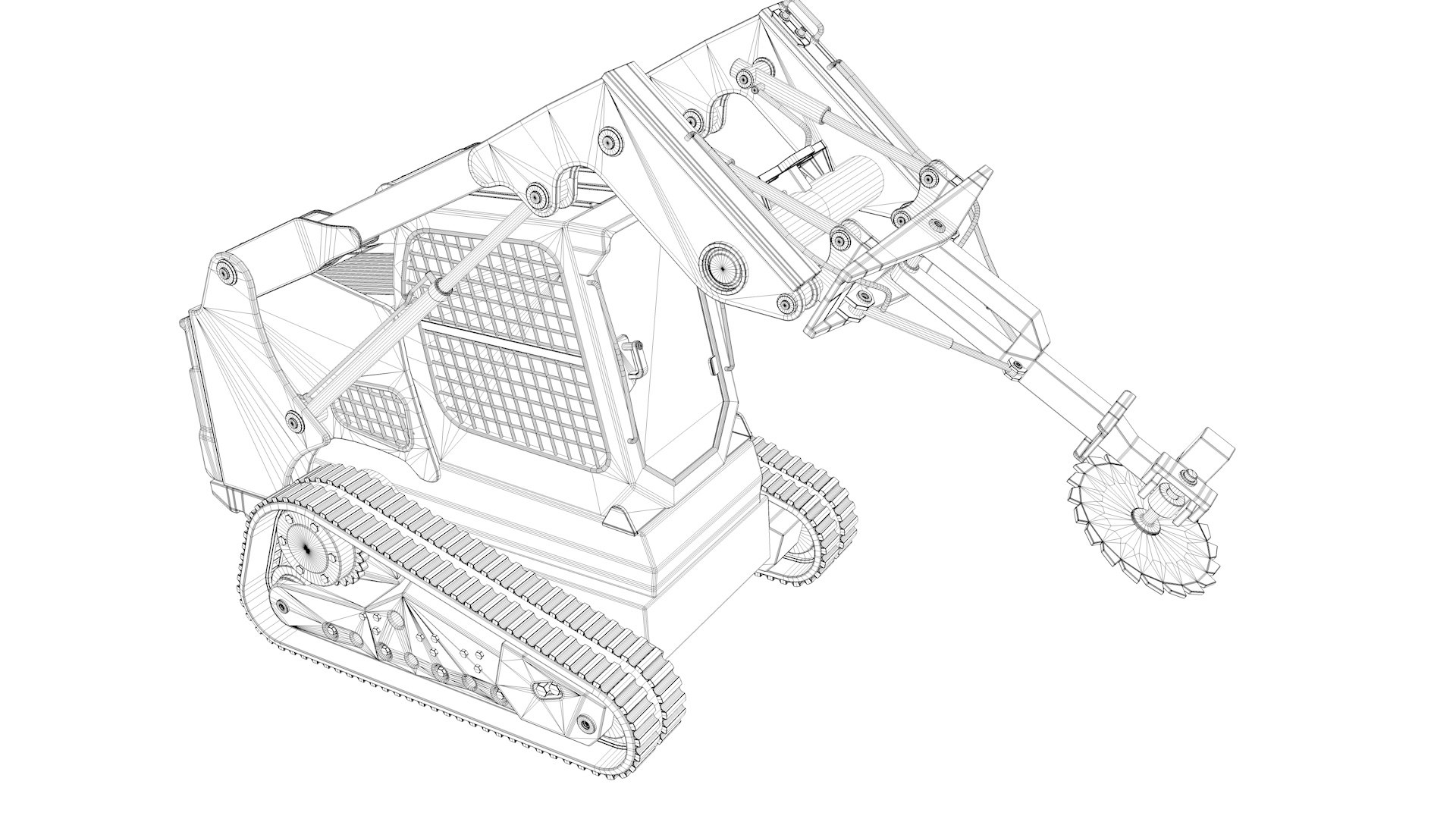 Compact Tracked Loaders 3D Model - TurboSquid 2120979