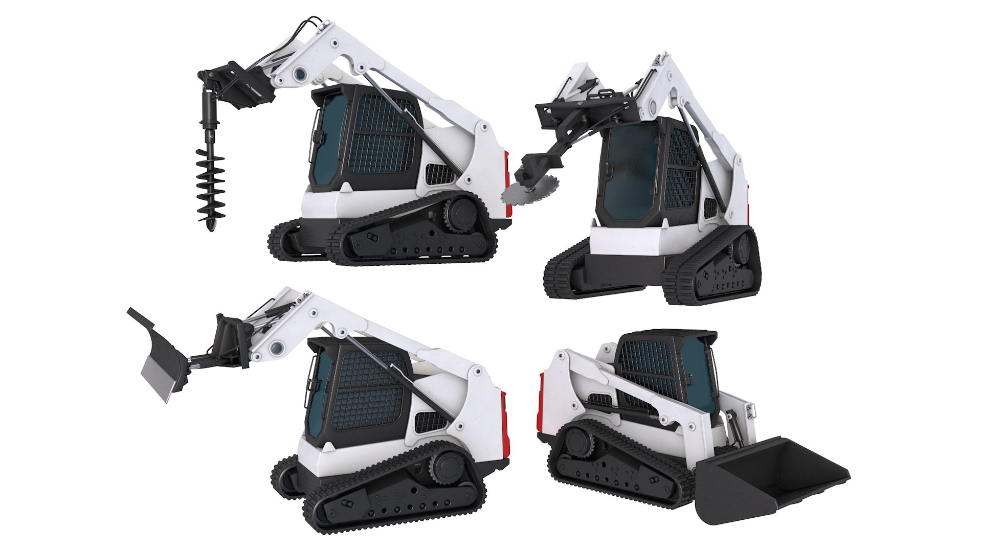 Compact Tracked Loaders 3D Model - TurboSquid 2120979
