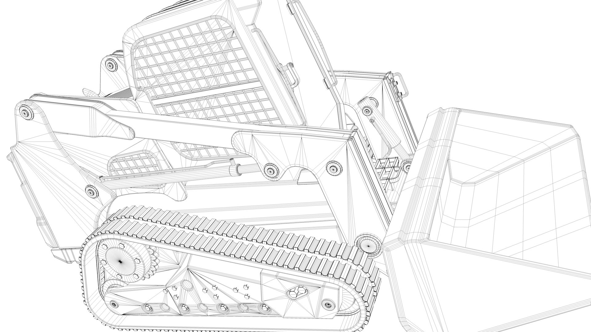 Compact Tracked Loaders 3D Model - TurboSquid 2120979