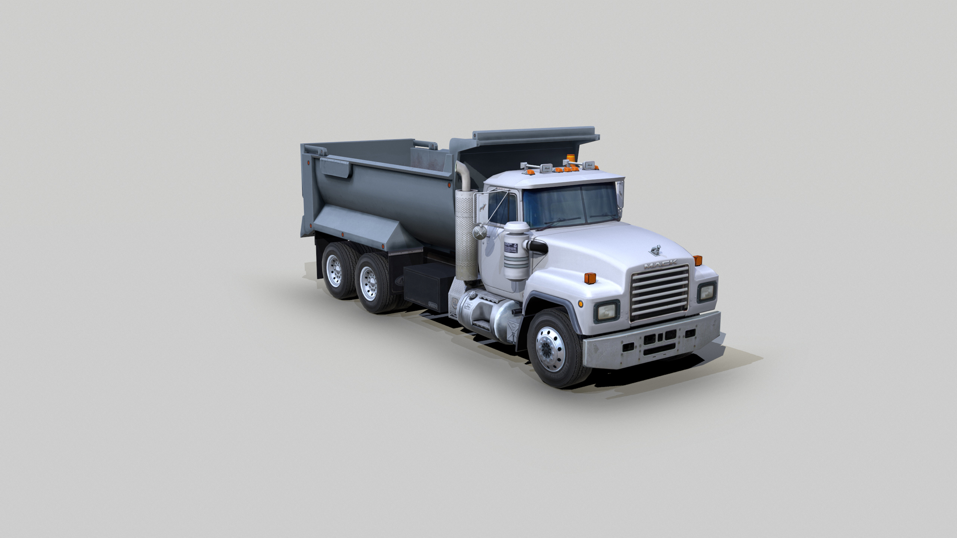 Mack RD688S Dump Truck S08 1997 3D Model - TurboSquid 1862449
