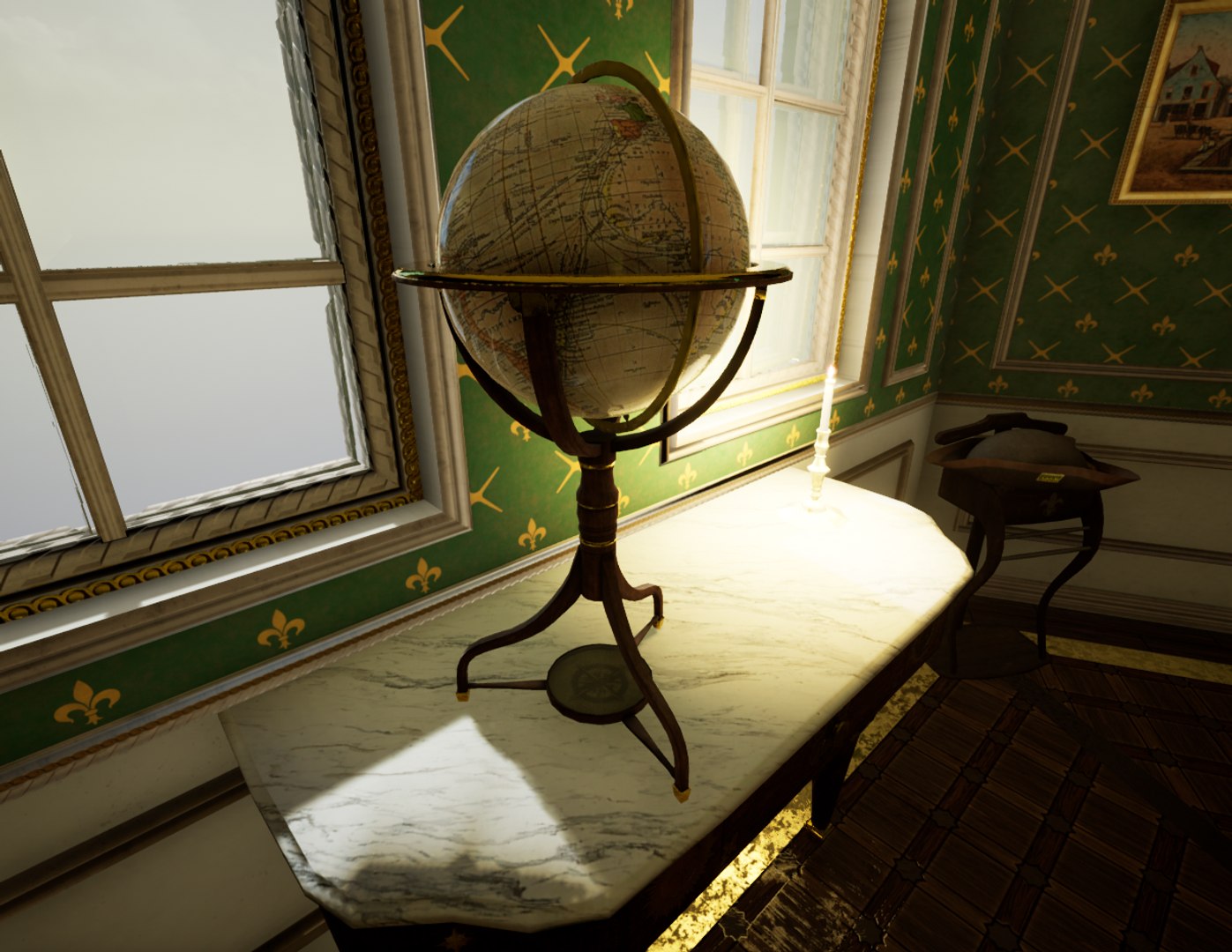 Classical Globe Model - TurboSquid 1394645