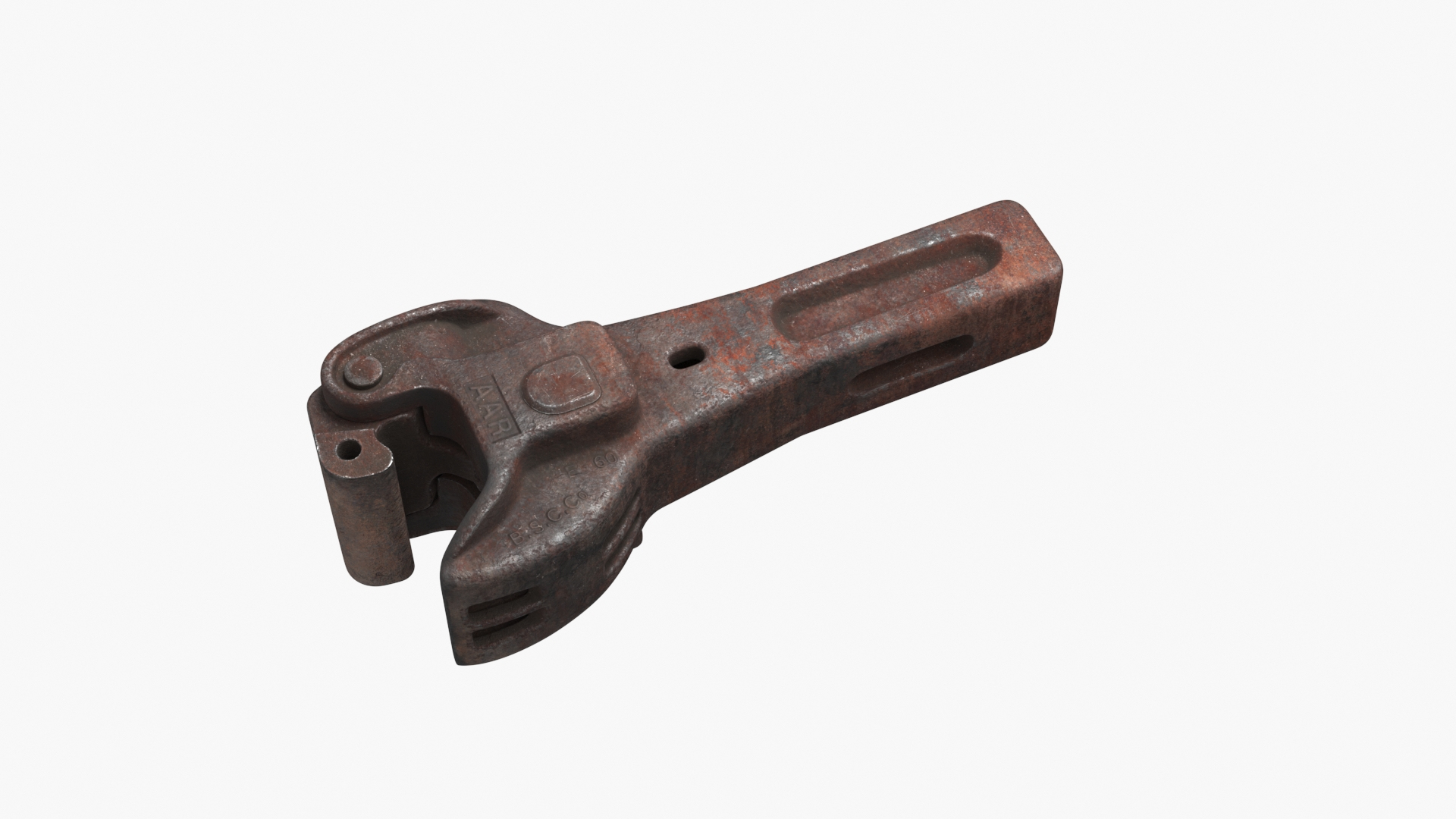 Railway Coupling Old Rusty 3D Model - TurboSquid 2307821