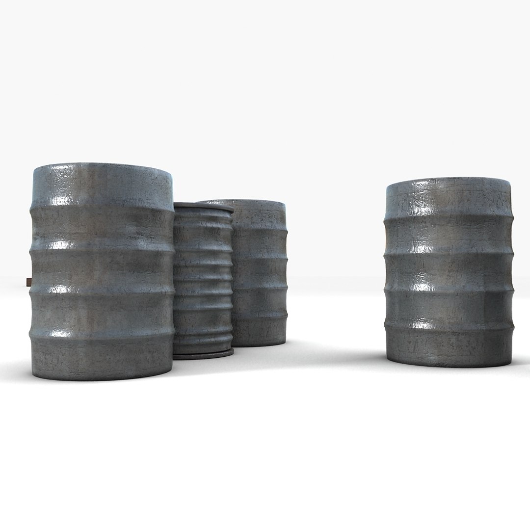 3d Metal Barrels