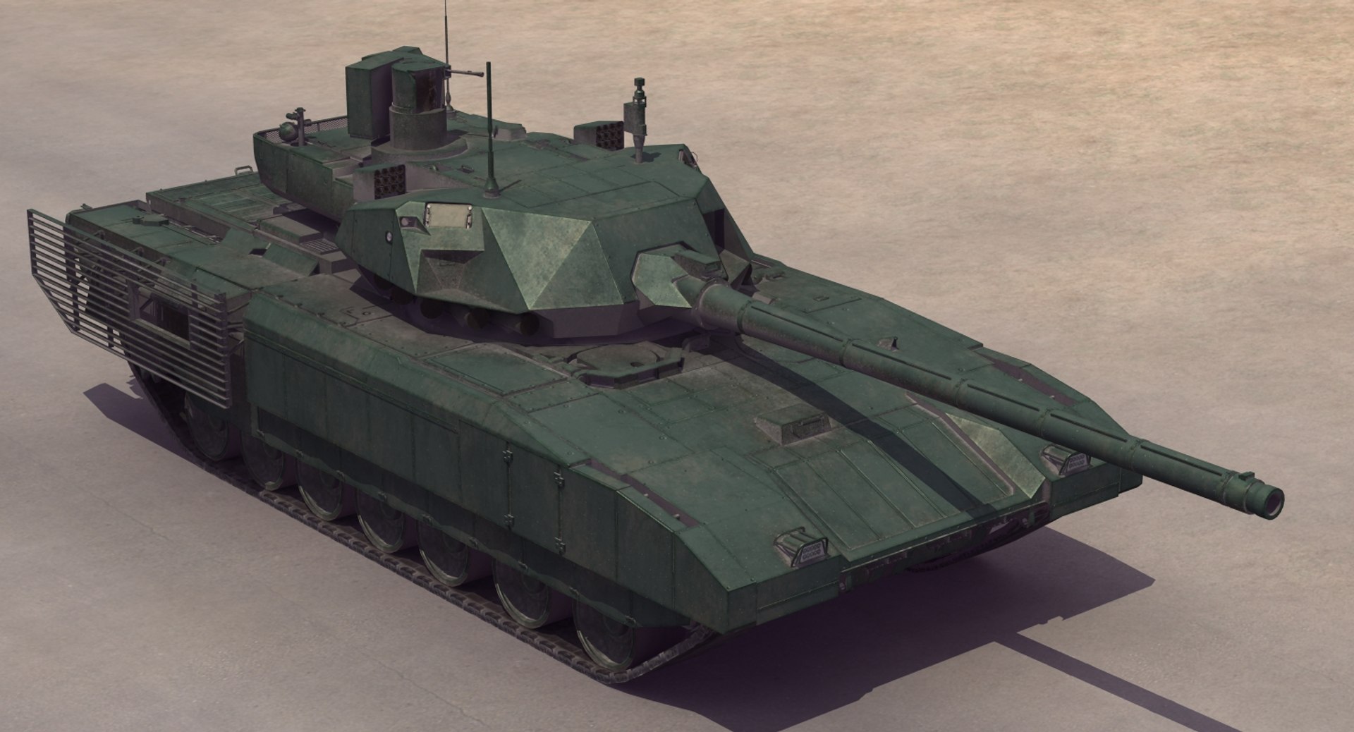 3D t-14 armata battle tank - TurboSquid 1153162
