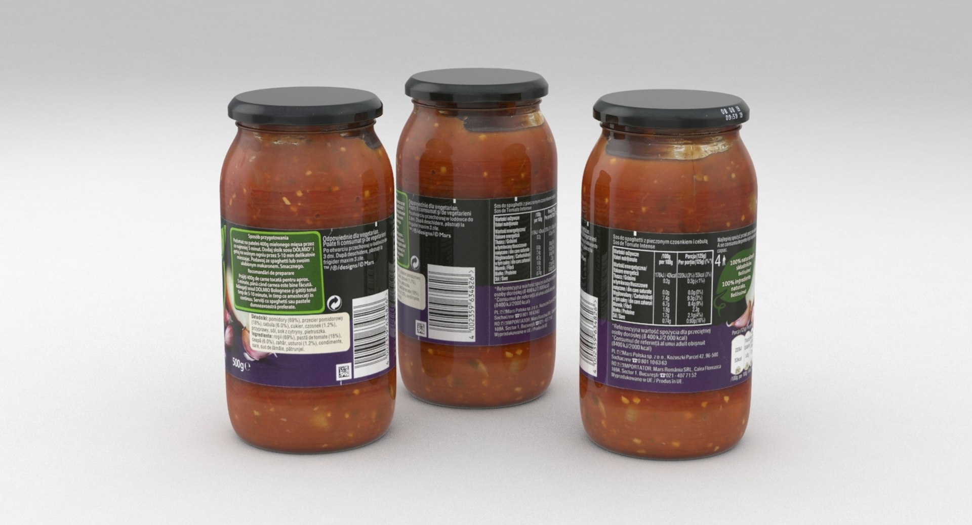 3D Jar Dolmio Sauce - TurboSquid 1274450