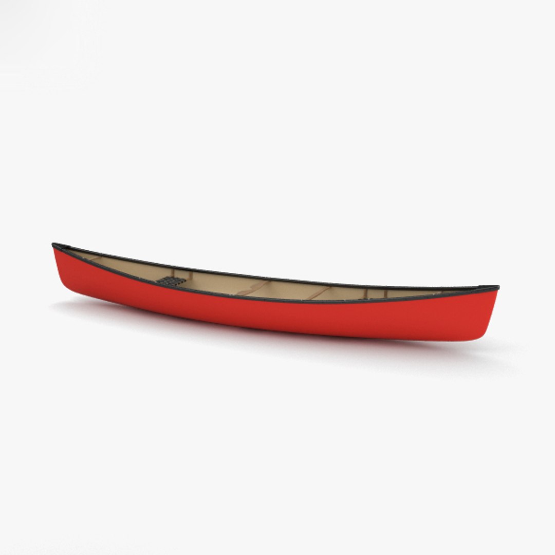 3D Canoe Model - TurboSquid 1408423