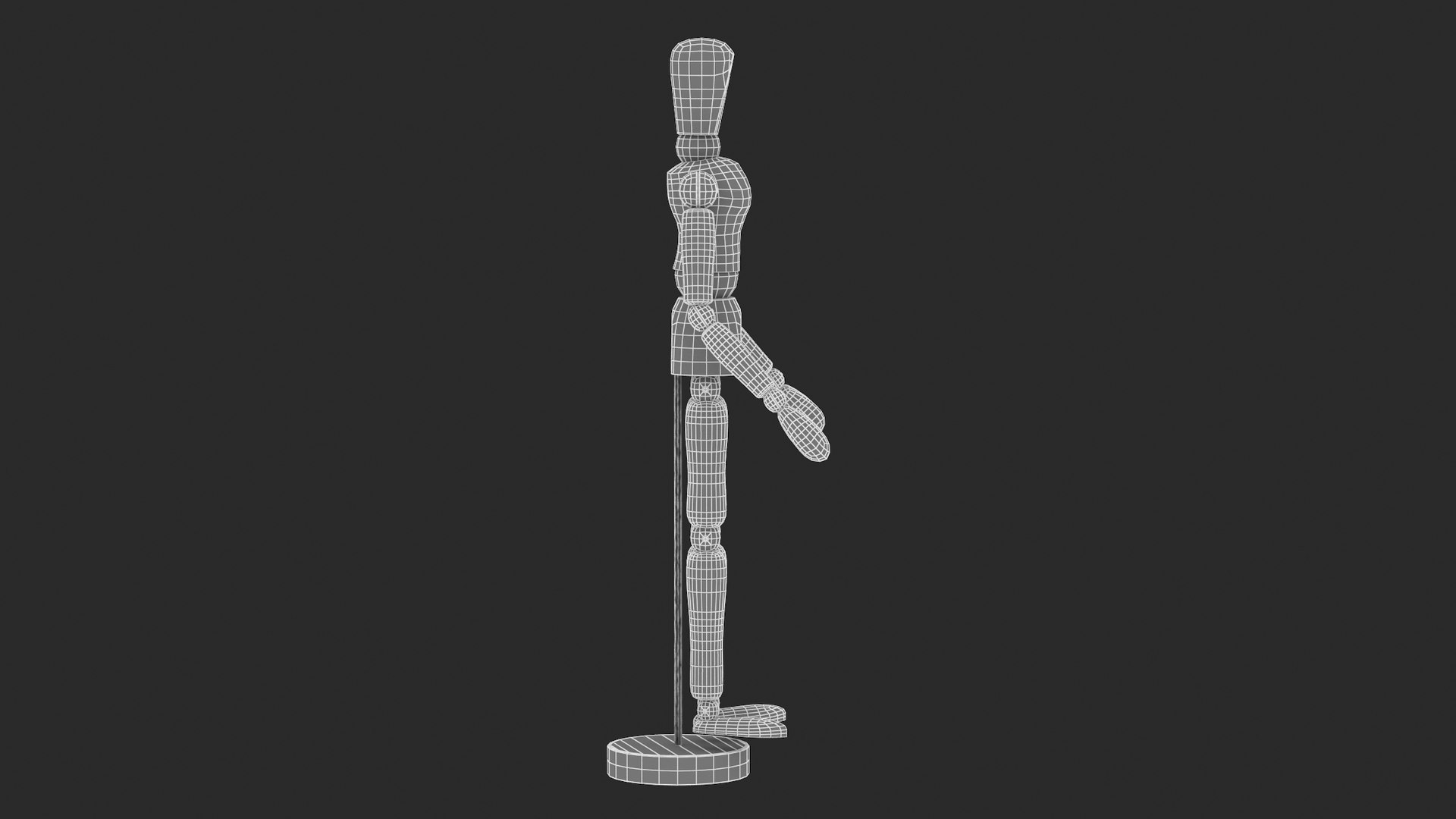 3D Wooden Manikin Model - TurboSquid 2032933