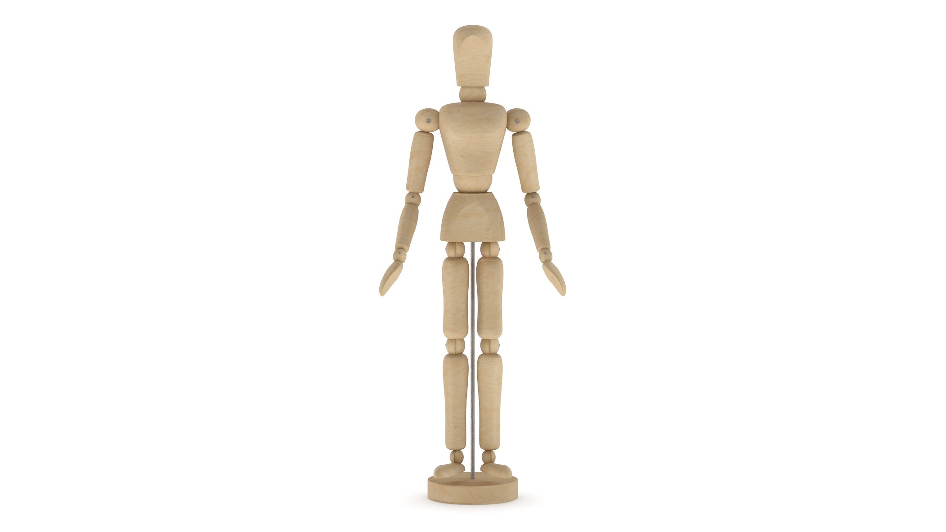 3D Wooden Manikin Model - TurboSquid 2032933