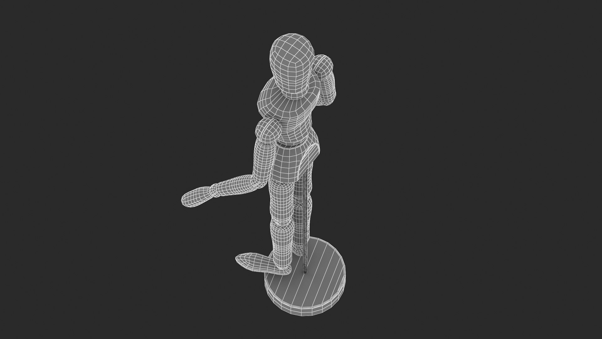 3D Wooden Manikin Model - TurboSquid 2032933