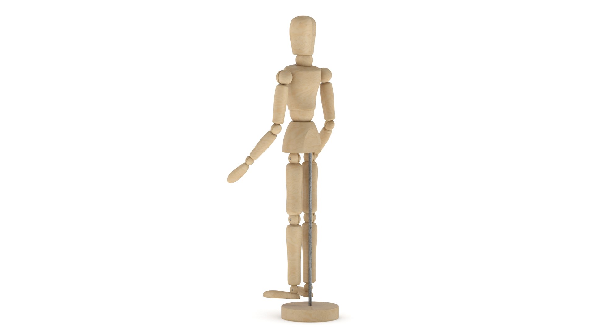 3D Wooden Manikin Model - TurboSquid 2032933