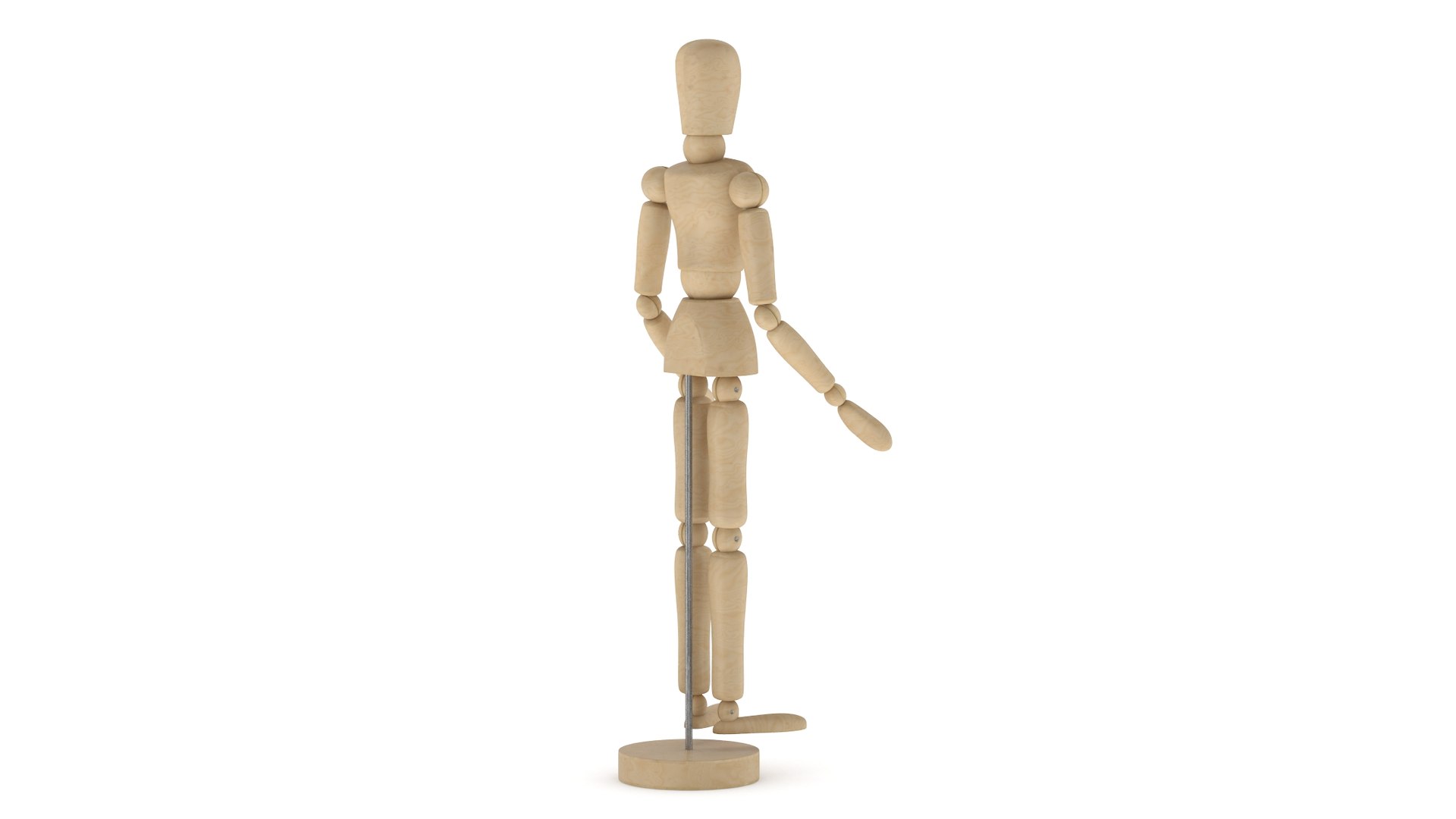3D Wooden Manikin Model - TurboSquid 2032933