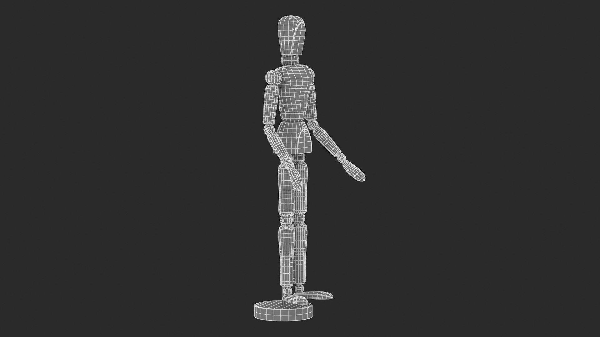 3D Wooden Manikin Model - TurboSquid 2032933