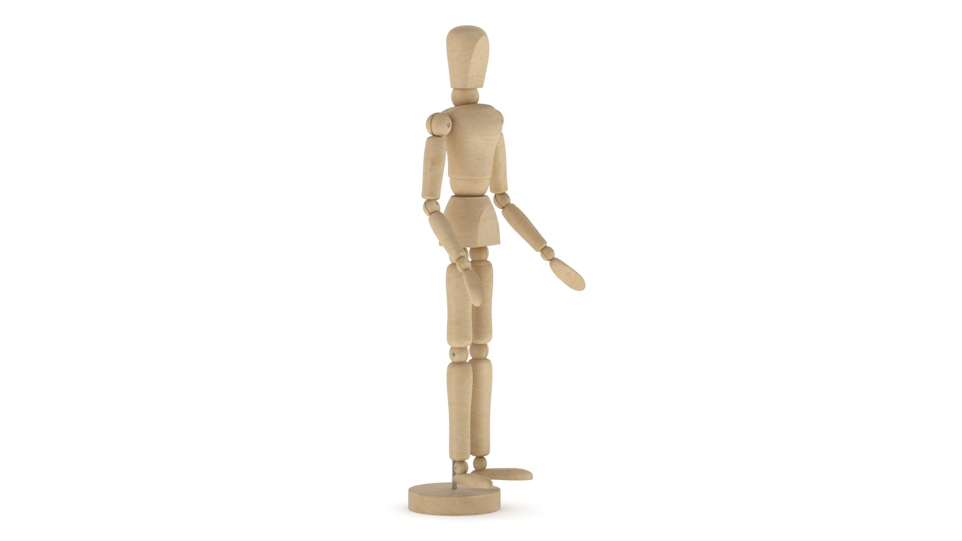 3D Wooden Manikin Model - TurboSquid 2032933