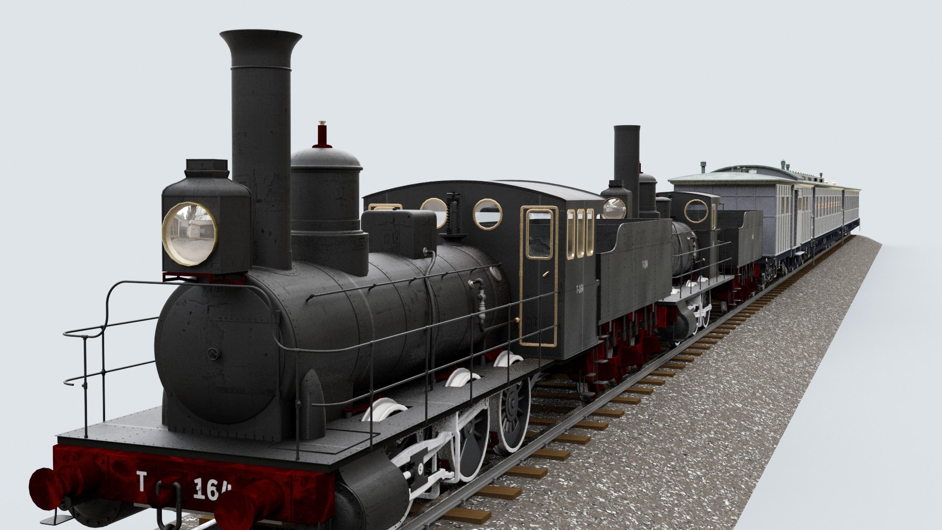 Steam Locomotive Type 030 Series Gv 3D Model - TurboSquid 1967003