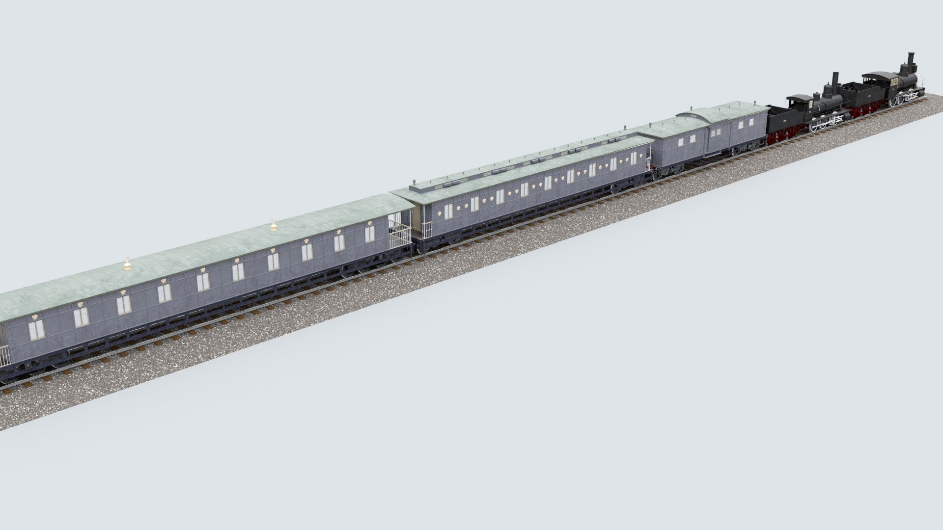Steam Locomotive Type 030 Series Gv 3D Model - TurboSquid 1967003