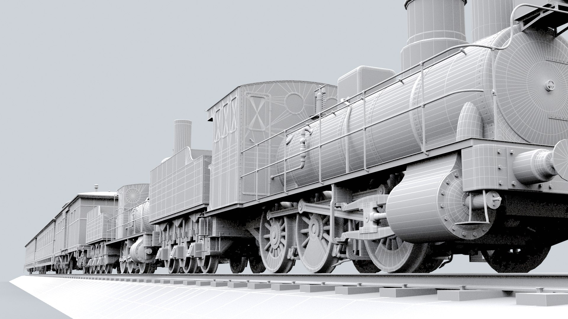 Steam Locomotive Type 030 Series Gv 3D Model - TurboSquid 1967003