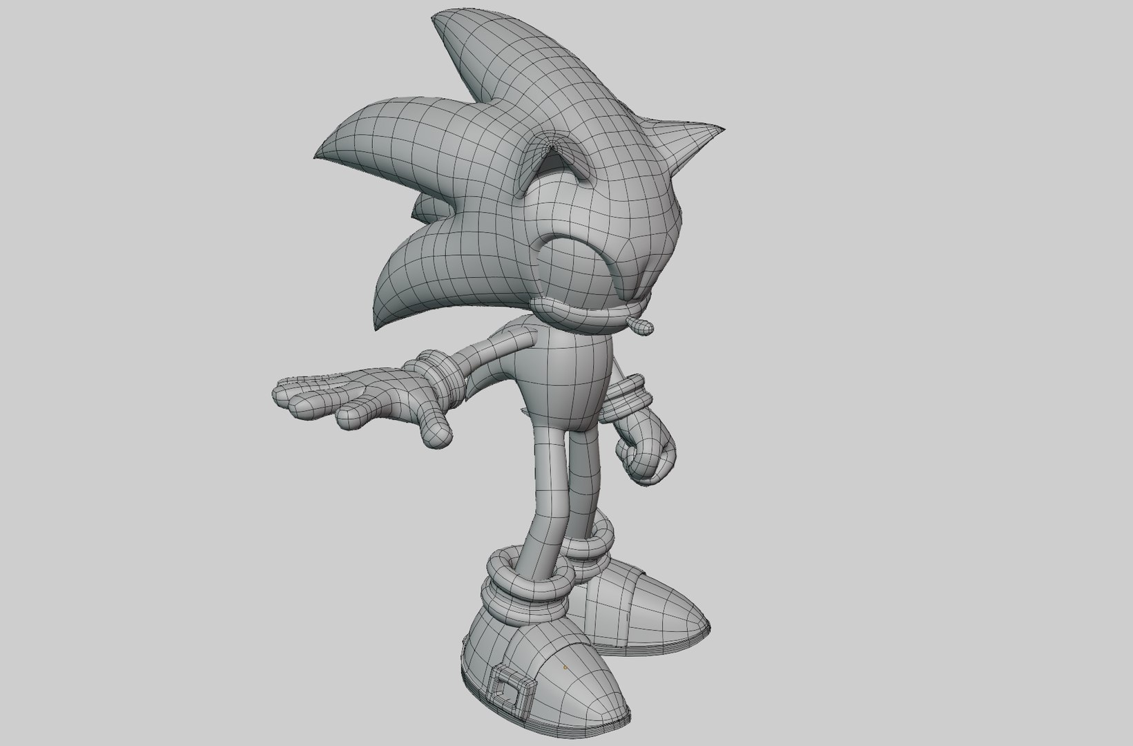 3D Sonic Rigged - TurboSquid 1484239