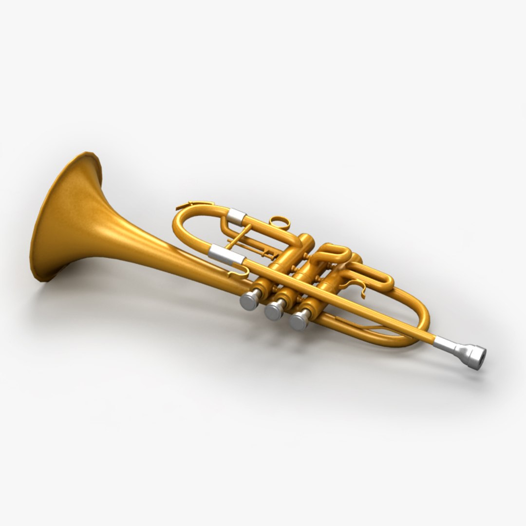 3d trumpet model