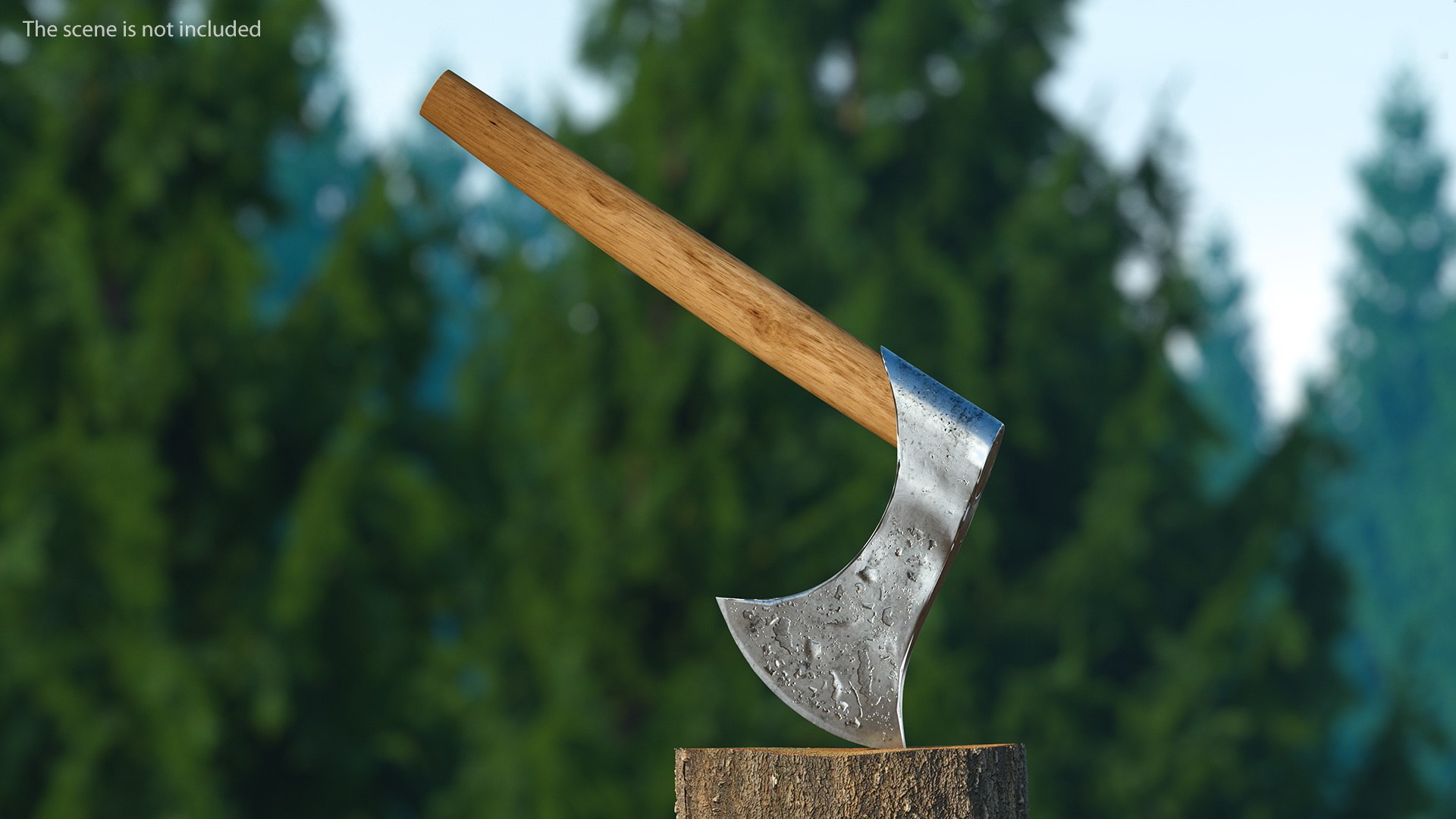 3D francisca throwing axe old - TurboSquid 1625181