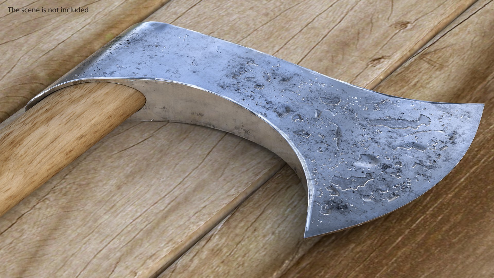 3D francisca throwing axe old - TurboSquid 1625181