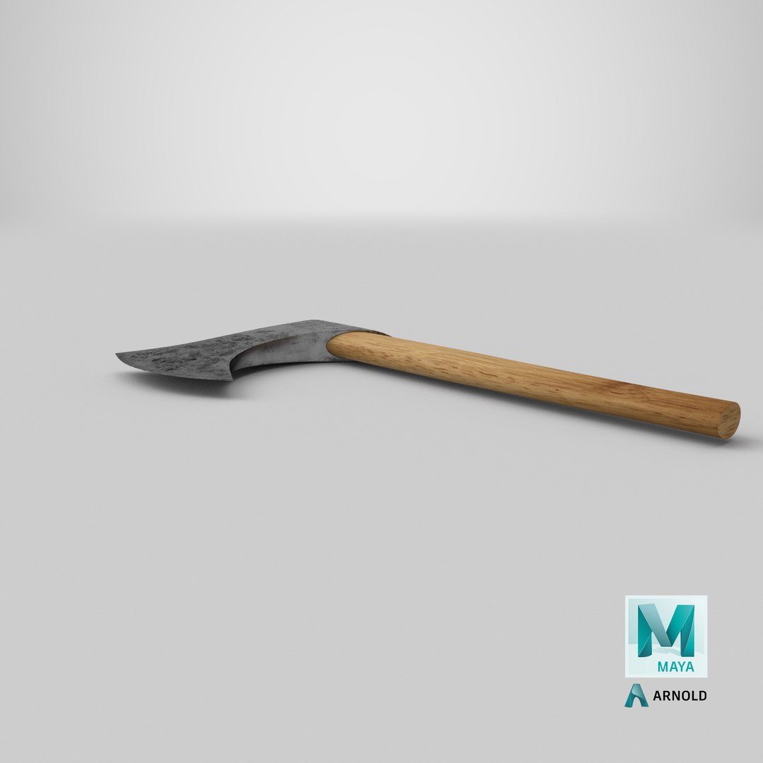 3D Francisca Throwing Axe Old - TurboSquid 1625181