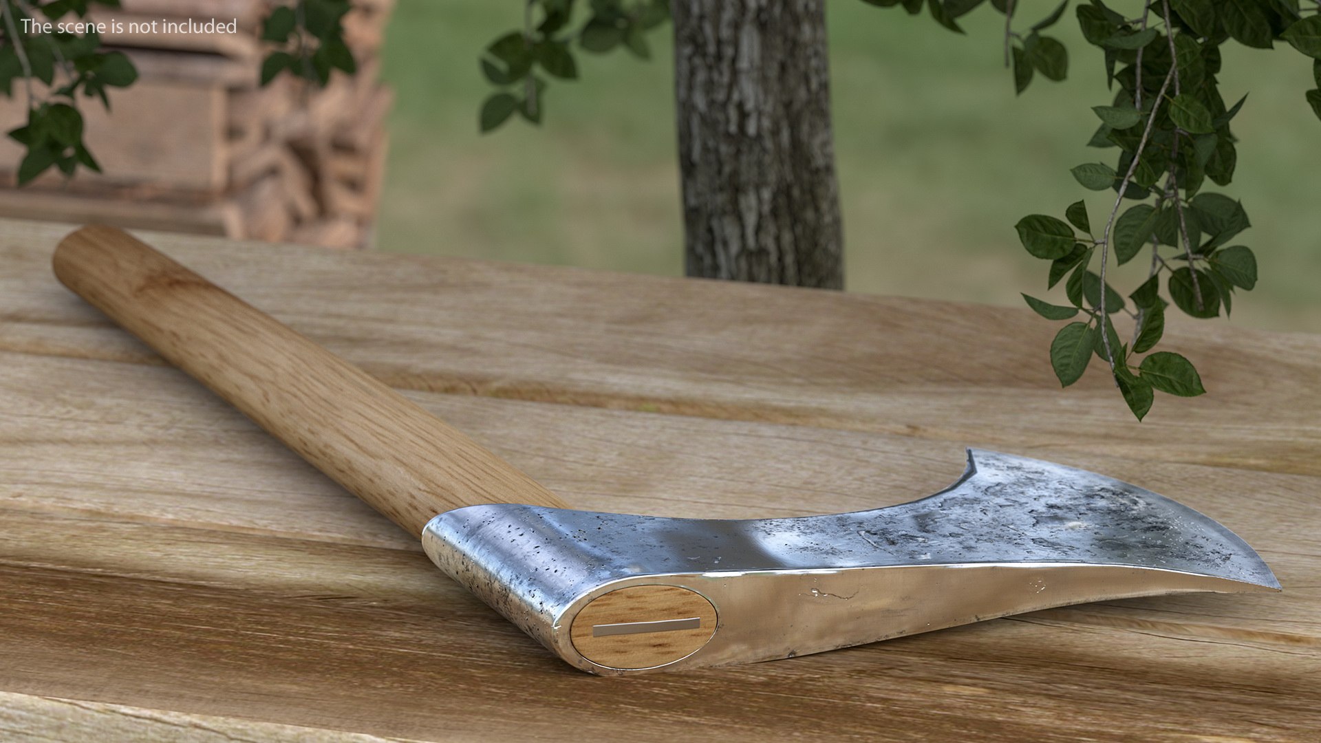 3D francisca throwing axe old - TurboSquid 1625181