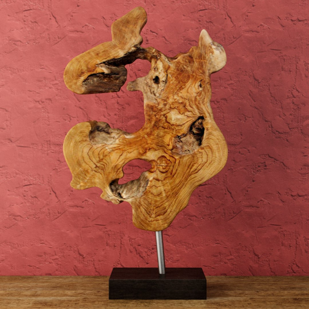 3D model decoration teak wood - TurboSquid 1198622