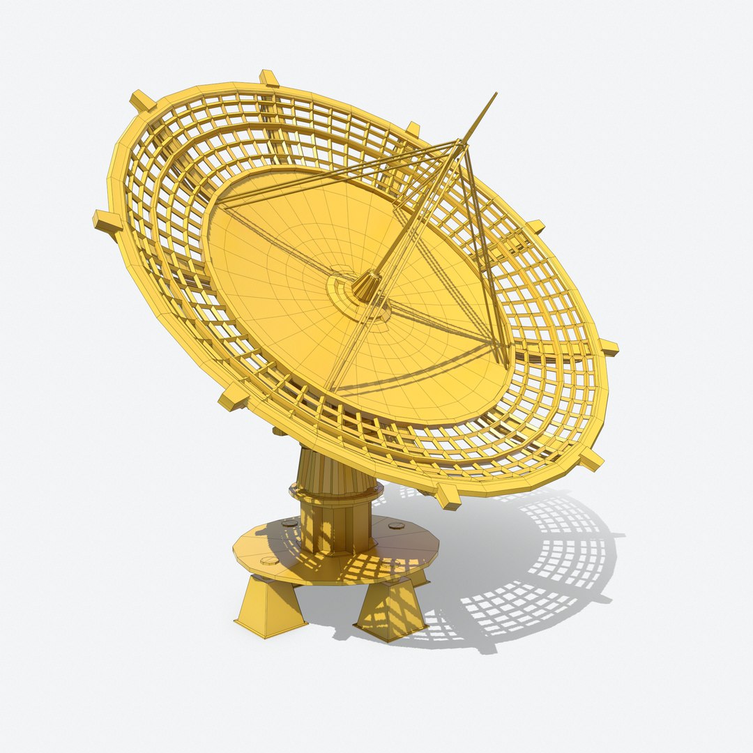 3D Huge Satellite Dish - TurboSquid 1642456