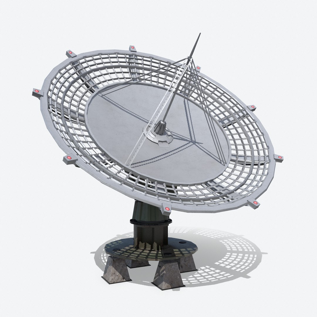 3D Huge Satellite Dish - TurboSquid 1642456