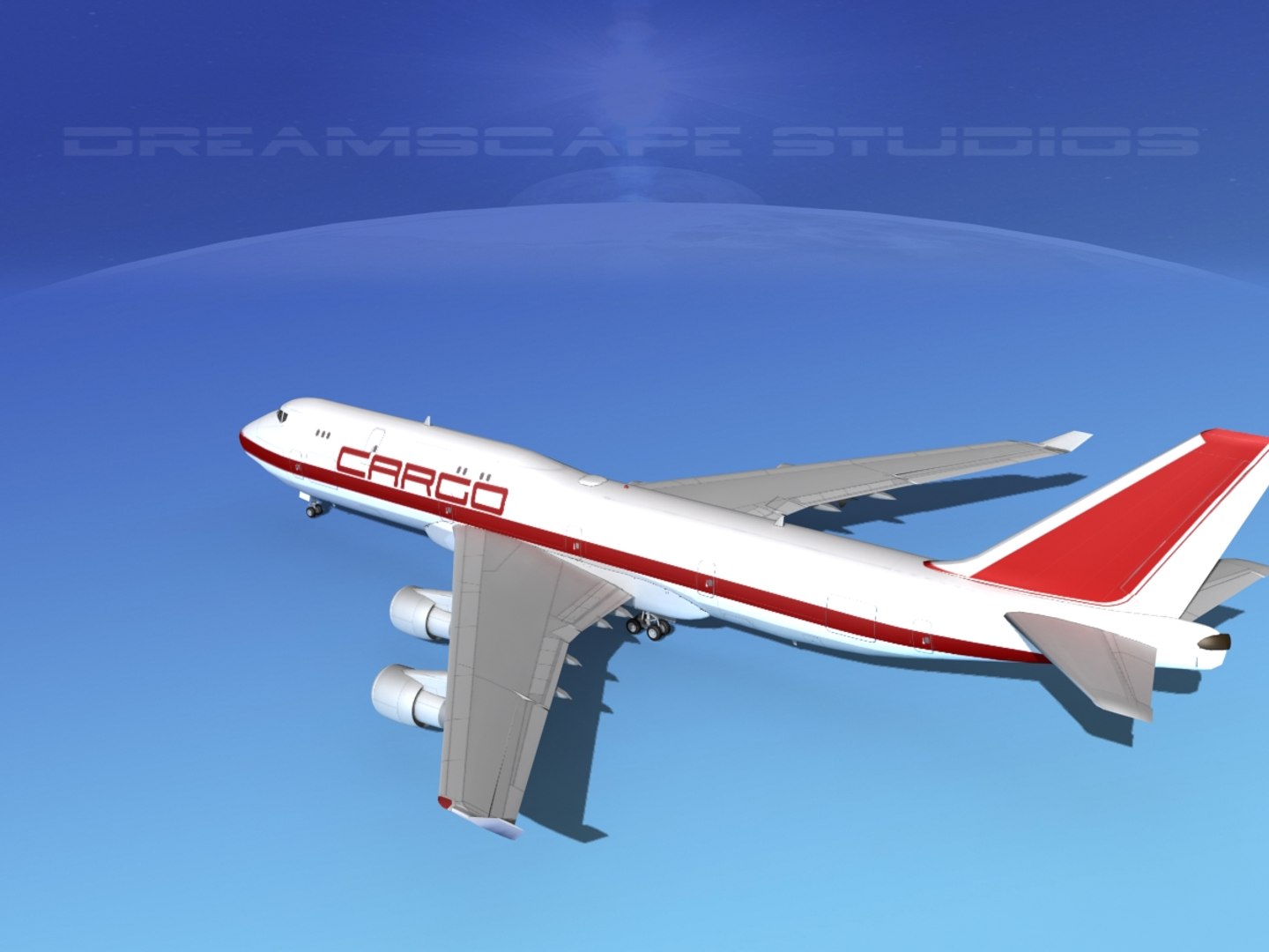 Boeing 747 747-8 747-8i 3d Model
