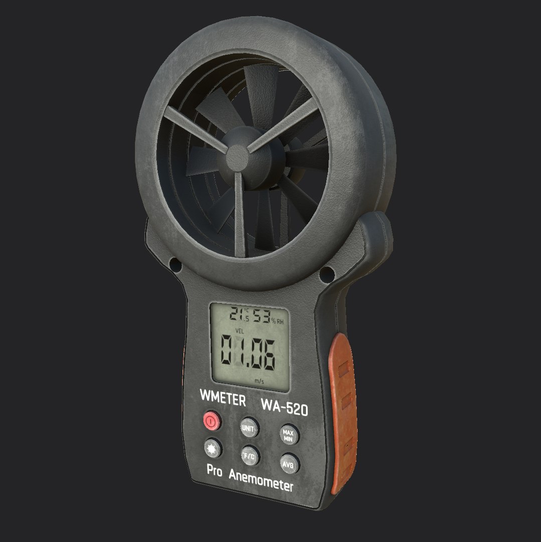 Anemometer 3D Model - TurboSquid 2033202