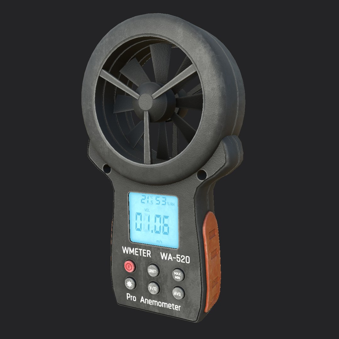 Anemometer 3D Model - TurboSquid 2033202