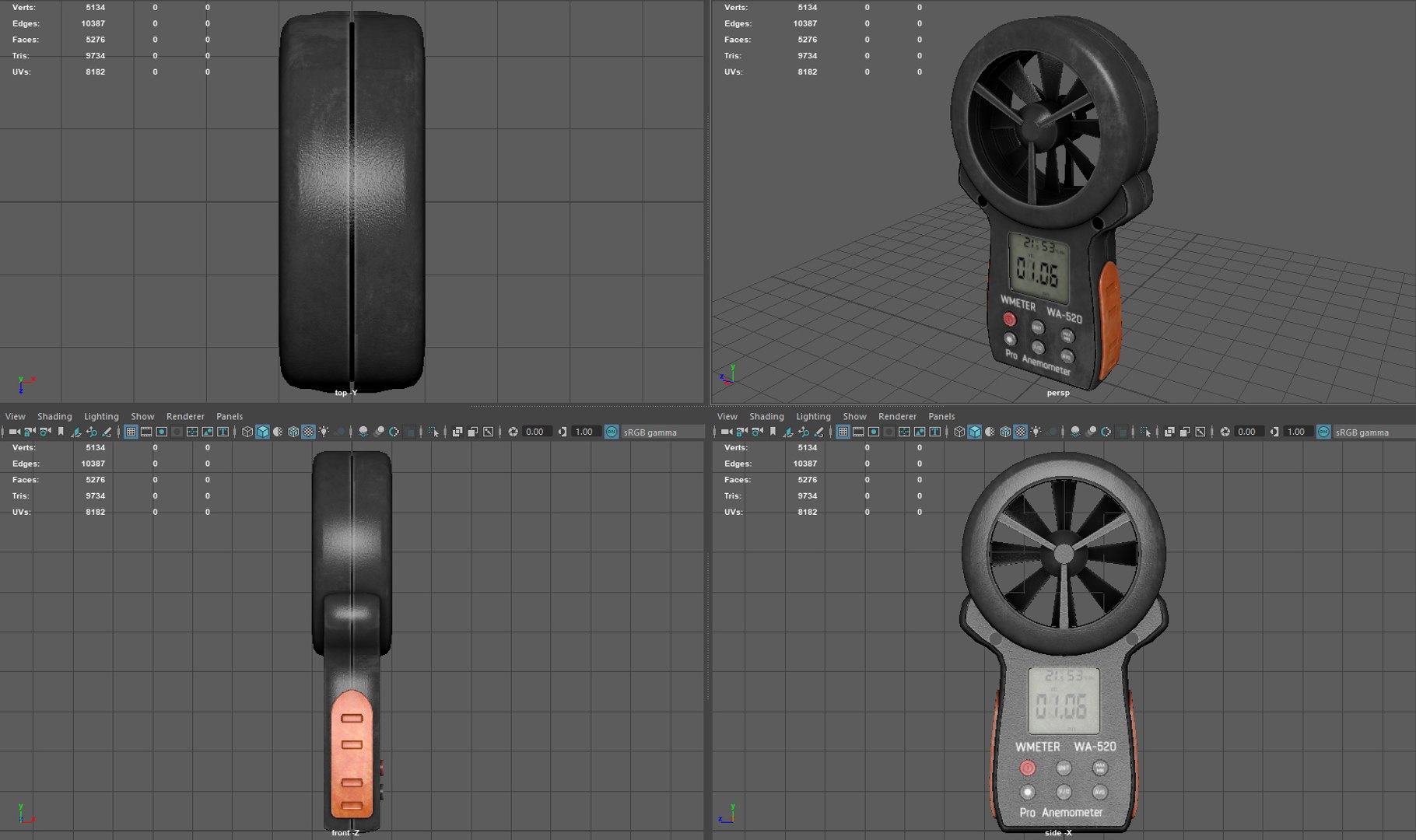 Anemometer 3D Model - TurboSquid 2033202