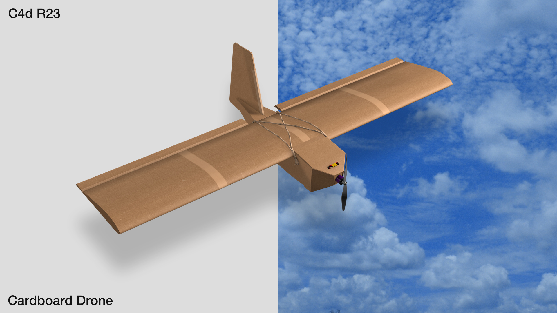 3D Cardboard Drone - Australian - TurboSquid 2133037