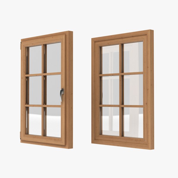 window realistic 3d model