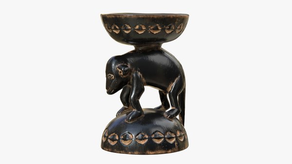 3D Ritual Chair Republic of the Congo model - TurboSquid 1906737