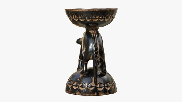 3D Ritual Chair Republic of the Congo model - TurboSquid 1906737