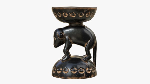 3D Ritual Chair Republic of the Congo model - TurboSquid 1906737