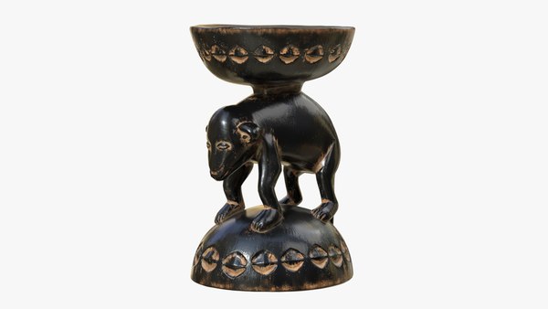 3D Ritual Chair Republic of the Congo model - TurboSquid 1906737