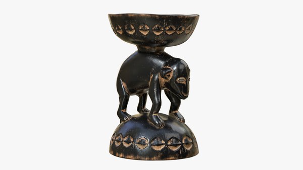 3D Ritual Chair Republic of the Congo model - TurboSquid 1906737