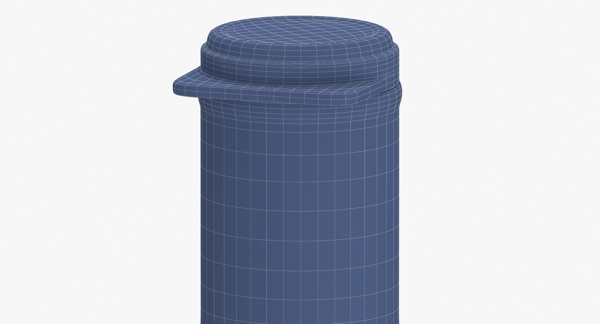 Pill Pod Hinge Top Vial 1 2oz Empty 3D model - TurboSquid 2049093