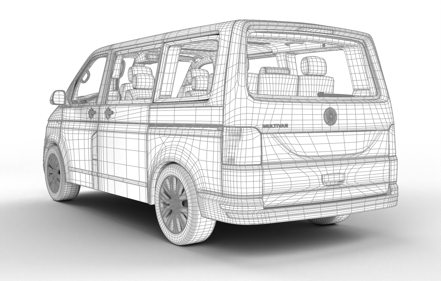 Volkswagen Transporter t6 2019 3D model - TurboSquid 2088513