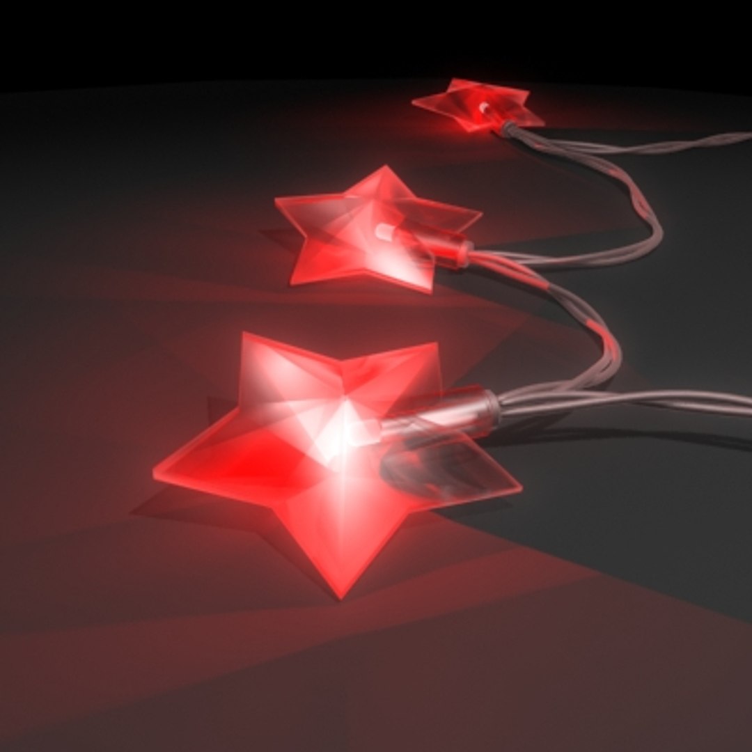 3ds Max Christmas Led Lights Xmas