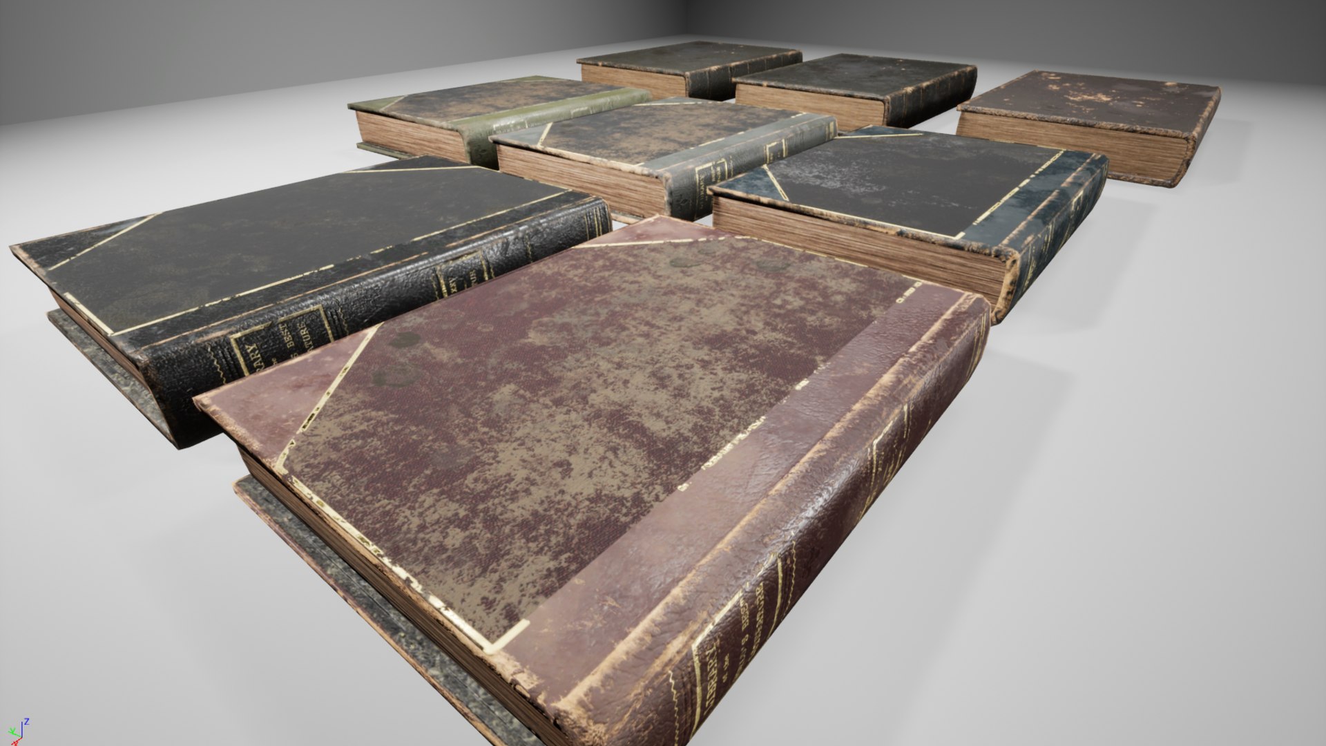 Old book model - TurboSquid 2058157