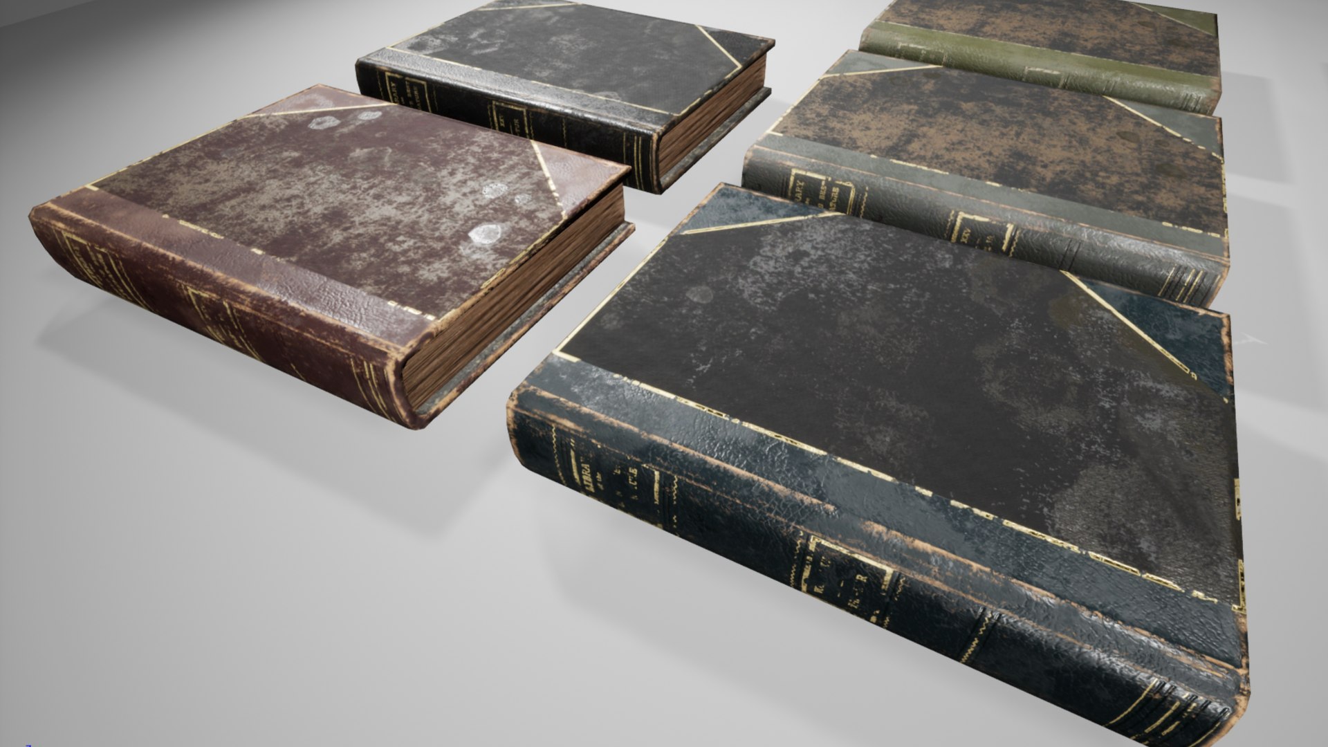 Old book model - TurboSquid 2058157