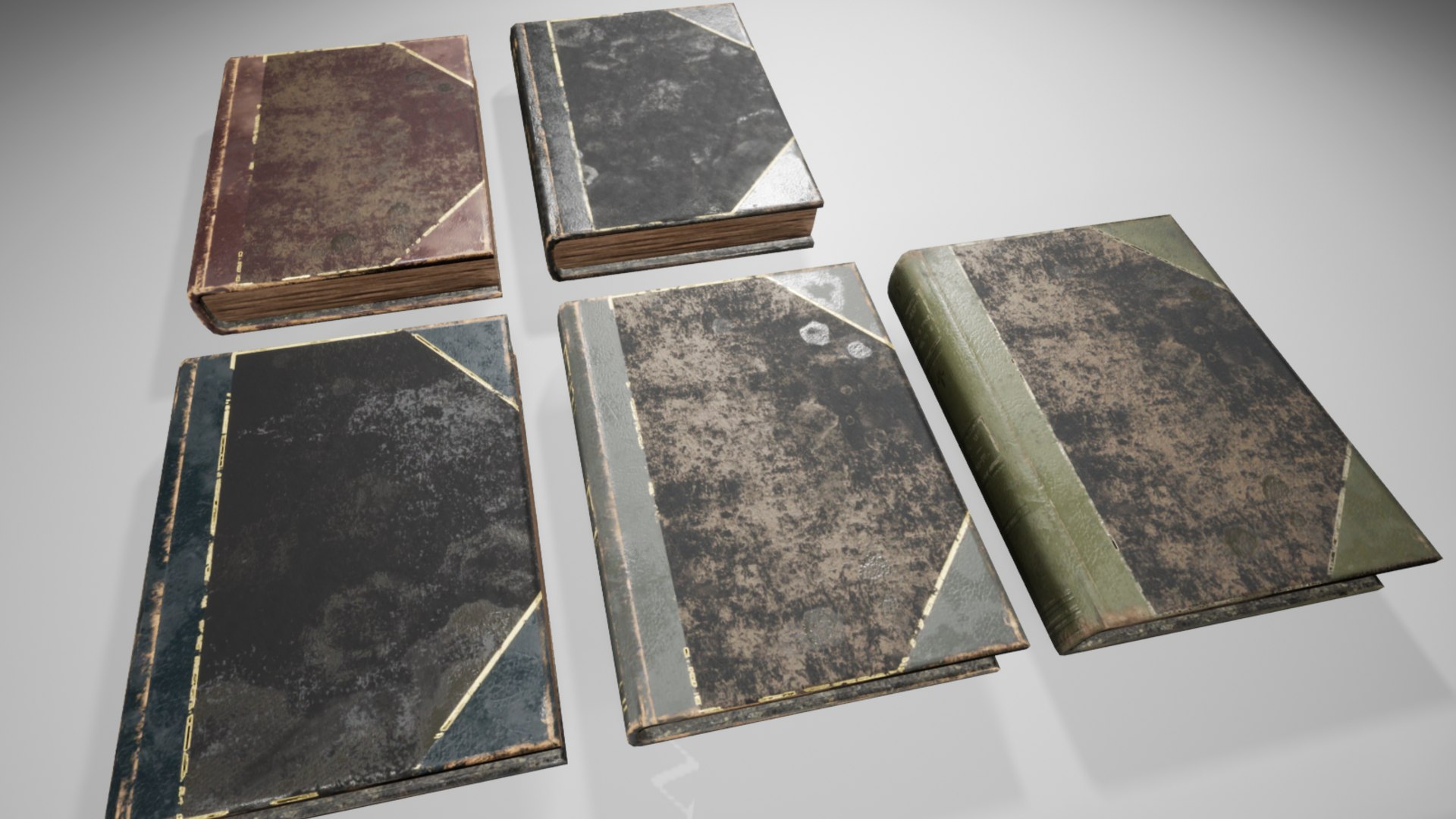 Old book model - TurboSquid 2058157