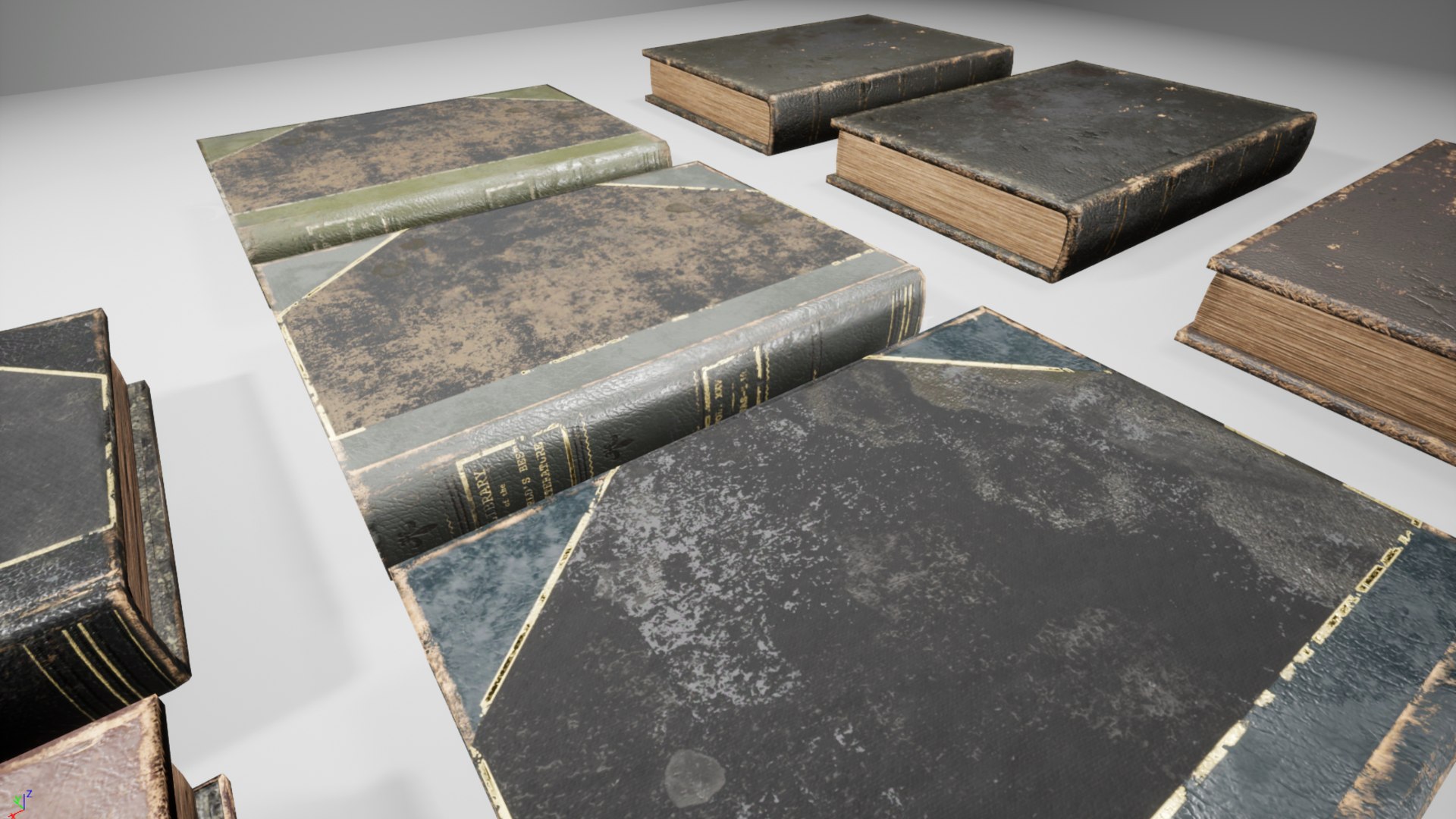 Old book model - TurboSquid 2058157