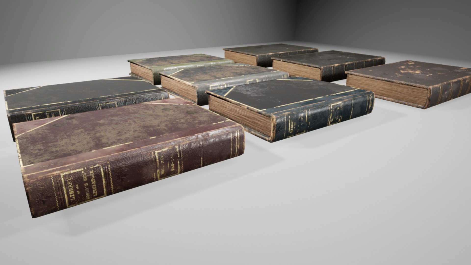 Old book model - TurboSquid 2058157